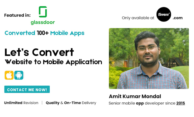 Convert website to mobile application by Amitmondal765 | Fiverr