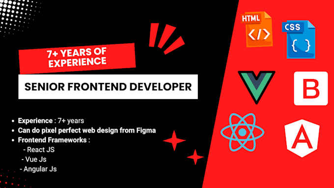 Develop a frontend of your web app using with html css bootstrap by Alikhandev | Fiverr