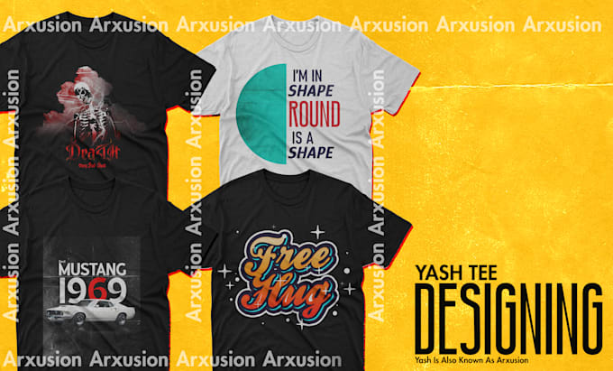 Amazing typo and retro tshirt design by Arxusion | Fiverr