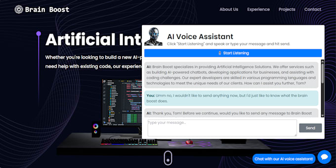Create a gpt powered ai voice assistant for your website by Zoltan ...