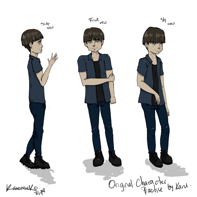 Create original character design from description by Carlinshadowxcs ...