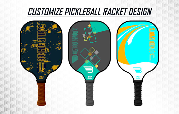 Do pickleball racket design for your brand by Muzahir_ | Fiverr