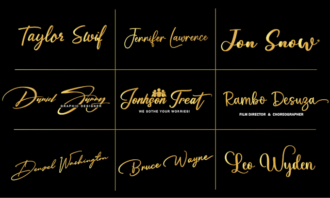 Design unique signature, handwritten, autograph, calligraphy and ...