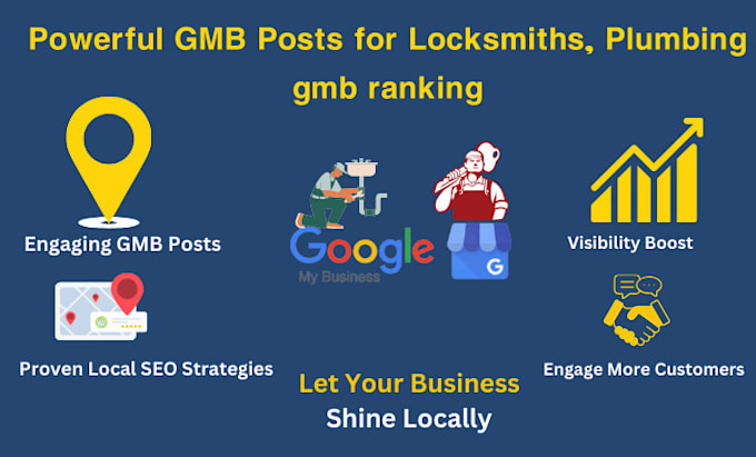 Do powerful gmb posts for locksmiths, plumbing gmb ranking by Shahnz ...
