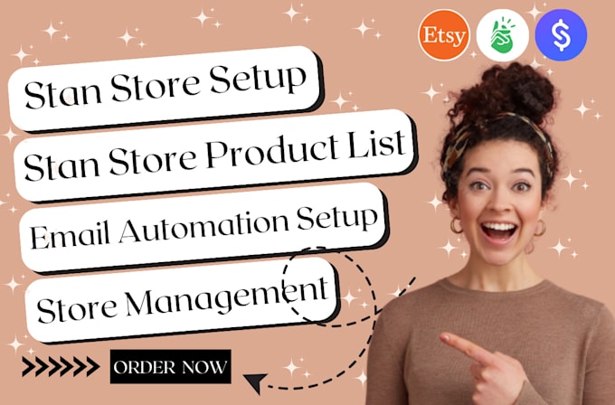 Set up stan store, digital planner, hyperlink template design, etsy ...