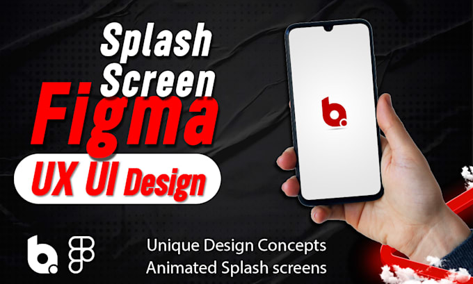 Design unique and creative ui ux mobile app animated splash screens in figm by Bdotstudio | Fiverr