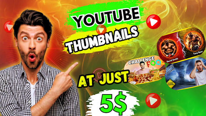 Create amazing and impressive youtube thumbnails by Aadilgraphics1 | Fiverr