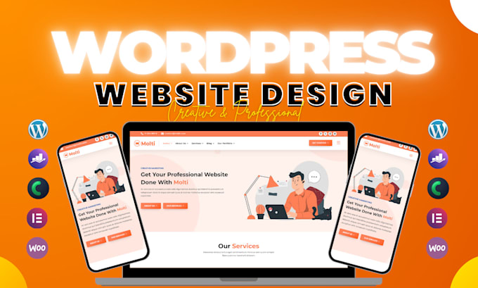 Design, redesign, rebuild, revamp or update wordpress elementor pro website by Web_afeela | Fiverr