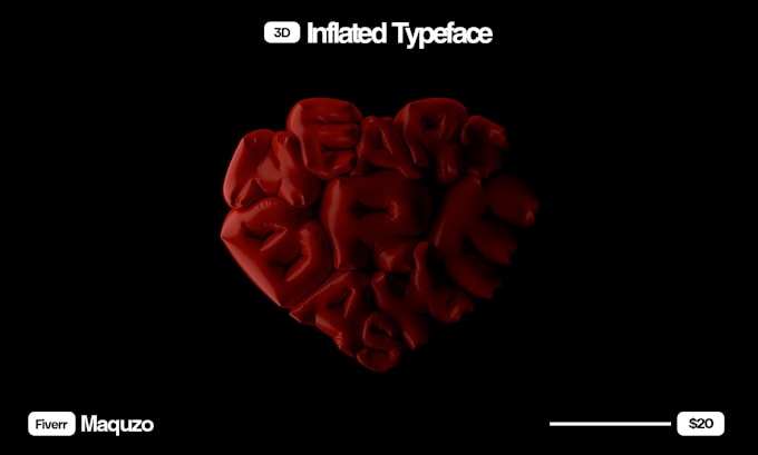 Create a 3d inflated logo by Maquzo | Fiverr