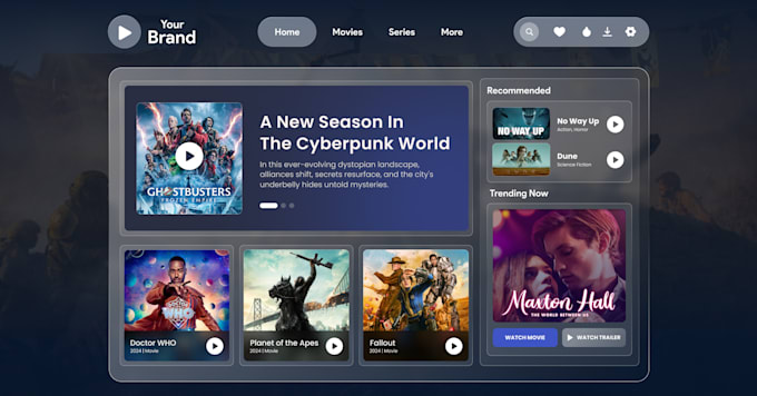 Develop tivimate, iptv app, vod app, ott app, smart tv app with payment ...