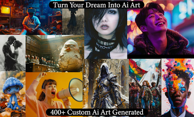 Generate custom ai art using ai tools by Creativegirl02 | Fiverr