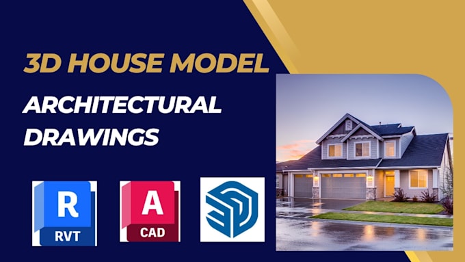 Do revit model 3d floor plan rendering house design architecture by ...