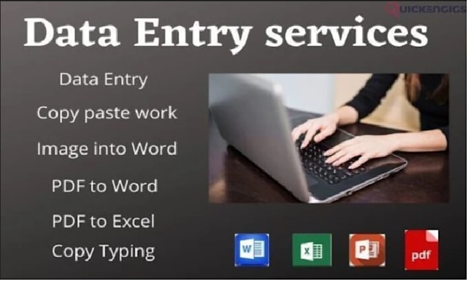 Do data entry,copy paste,excel data entry, web reasearch, pdf to excel and word by Caprabin | Fiverr