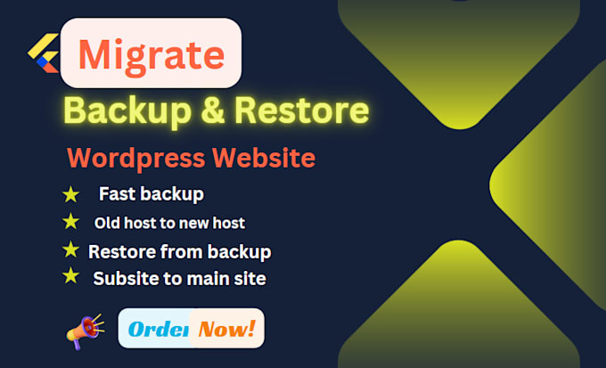Migrate wordpress website, backup and restore easily by Mithila6688mitu | Fiverr