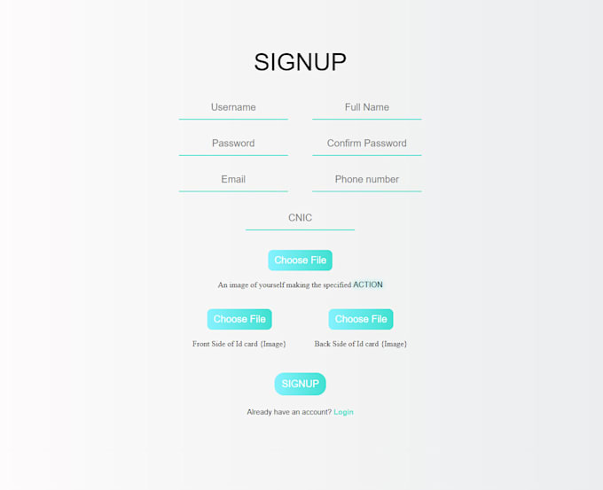 Make a custom frontend website front end by Ahmed_shehryar_ | Fiverr