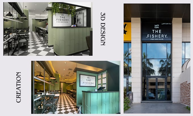 Craft your restaurant with expert interior design by Interiorsidc | Fiverr