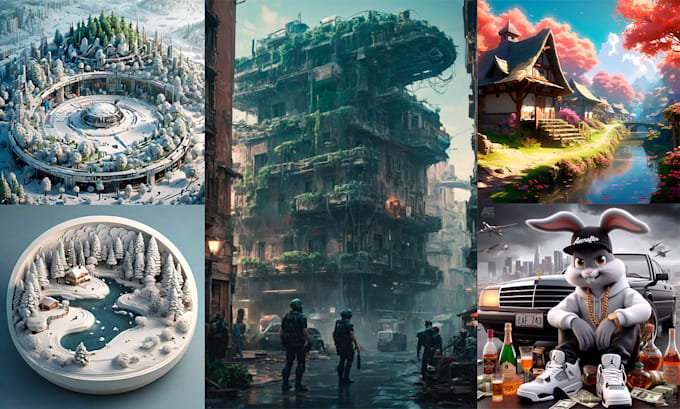 Create unique ai generated illustrations with midjourney by ...