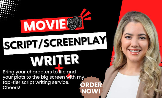 Do tv series movie script screenplay script writing film script short film edit by Evelyn_030 ...