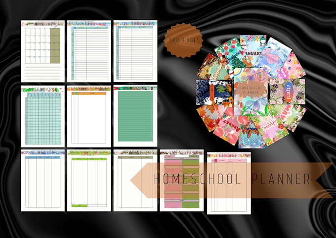 Homeschool planner for 2024 2025 by Navava | Fiverr