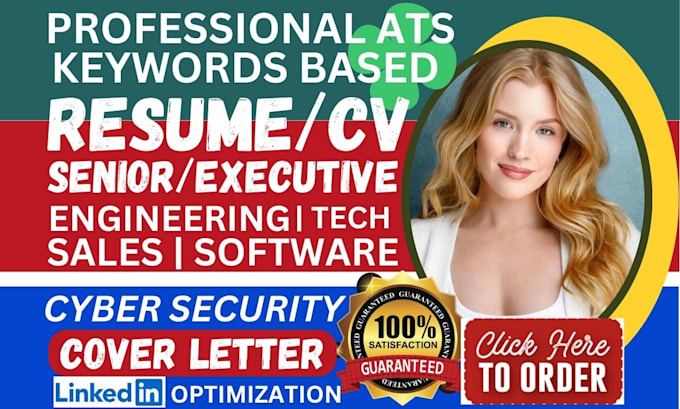 Create engineering resume, cyber security, sales, sdr, tech, software ...