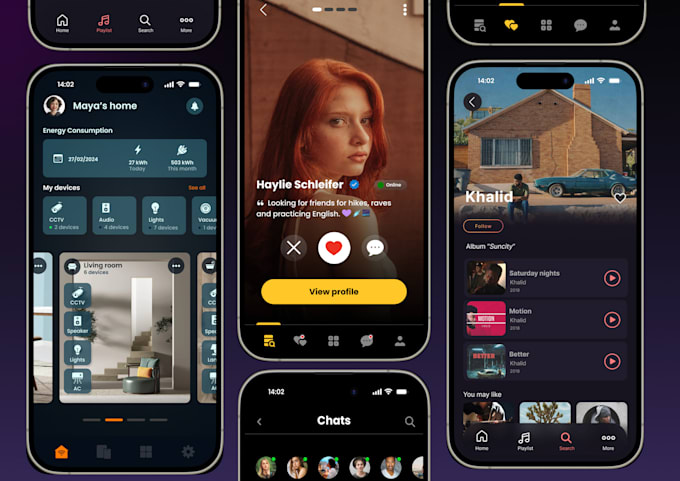 Create a world class mobile or web app design in figma by Maya_yani | Fiverr