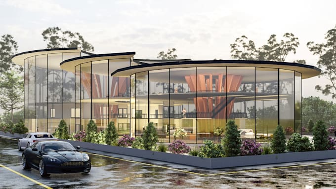 Create architectural 3d modeling and exterior rendering by Ar_intikhab | Fiverr