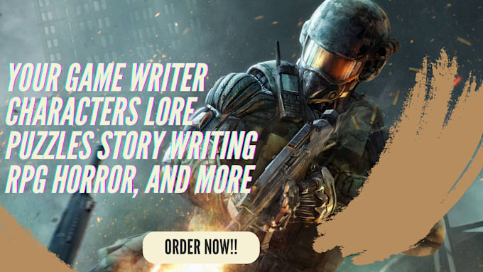 Write game script puzzles story writing characters lore rpg script ...