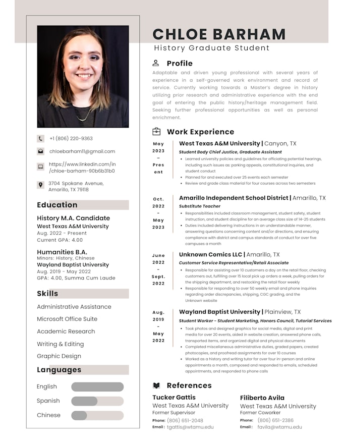 Edit, revise, research, and write for most subjects and resumes by ...