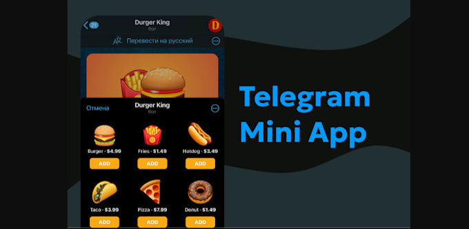 Build telegram mini app, telegram bot, telegram web app, telegram ...