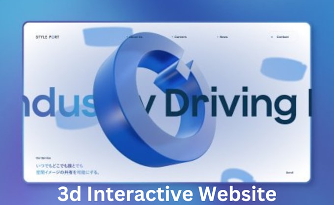 Develop 3d interactive website, animated website, scrolling animation ... Develop 3d interactive website, animated website, scrolling animation ...