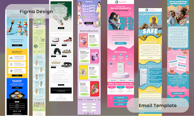 Design high converting email templates in figma by Nkkaseer | Fiverr
