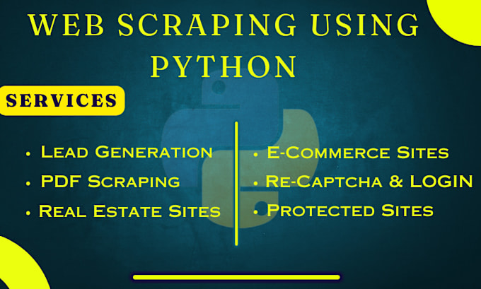 Do web scraping, data scraping, web scraper with python by Scraping ...