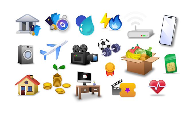 Create 3d animated icons for your company, perfect for ui by Godd ...