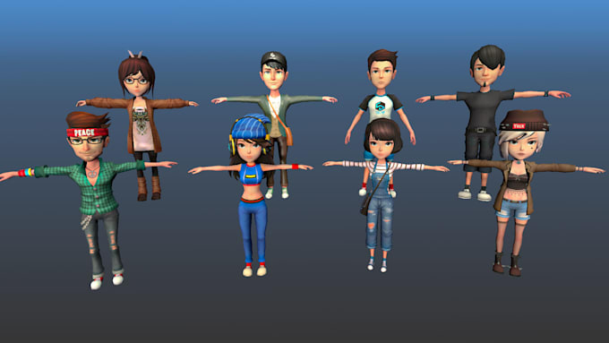 Do 3d modeling, retopology, game environment, uv mapping, and texturing ...