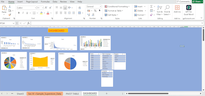 Professional data analysis interactive dashboards power bi excel by ...