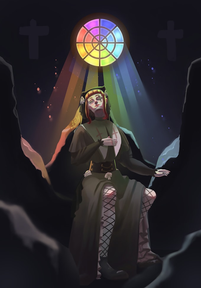 Draw full body characters by Stepkomasha | Fiverr