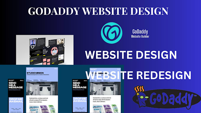 Godaddy website design,godaddy website redesign,redesign godaddy ...
