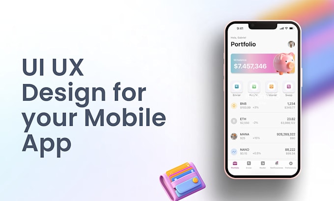 Design a modern ui ux for your mobile app by Jogandoela | Fiverr