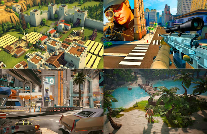 Do 3d game level design and game environment design in unity or unreal engine 5 by Stephen_jac ...