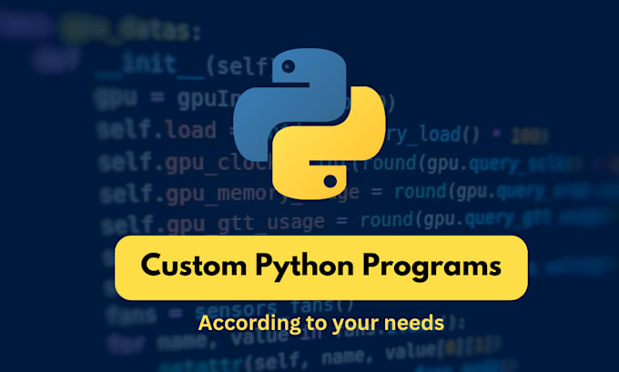 Create Custom Python Programs And Scripts By Nashiit187 Fiverr