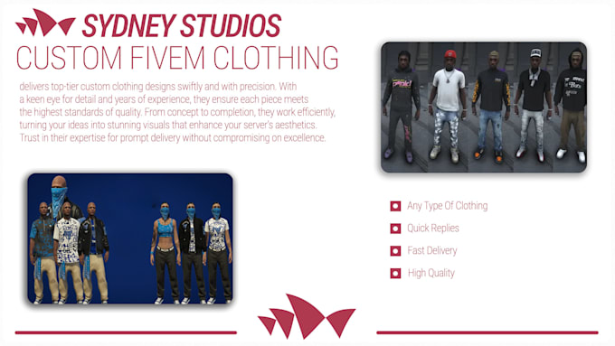Erstelle individuelle fivem-kleidung für deinen server