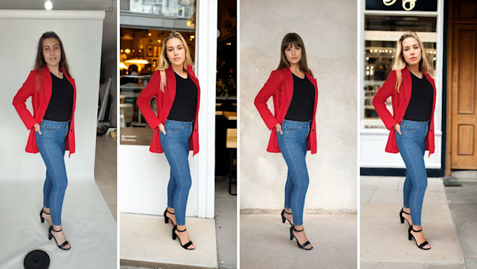 Change model faces and background in any position by Bilalbmd | Fiverr