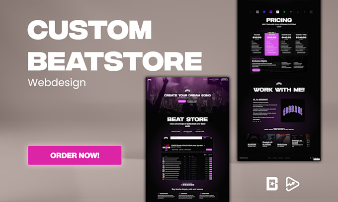 Create a professional producer beatstore website compatible with beatstars by Davezrour | Fiverr