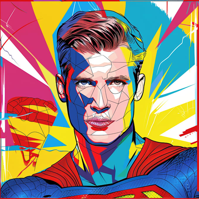 Draw comic superhero pop art portraits by Sparreodukso | Fiverr