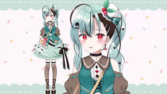 Design and rig vtuber character, anime vtuber , 2d vtuber art ...