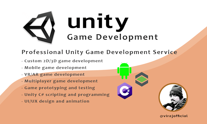 Do creative 2d and 3d games with unity engine by Virajofficial | Fiverr