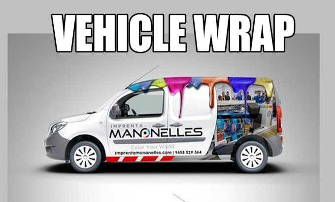 Do creative vehicle wrap, car wrap, van wrap design by Arifsami24 | Fiverr