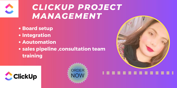 Help you set up or manage your workflow on clickup by Kiranproject24 ...