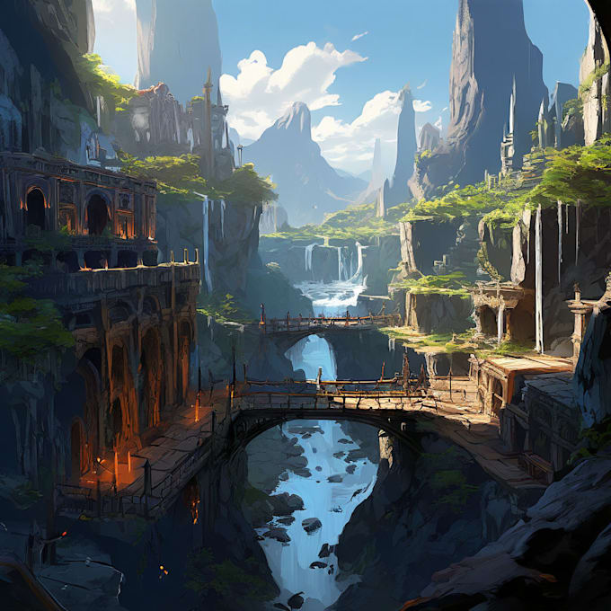 Draw environment concept art by Rabibiaen | Fiverr Draw environment concept art by Rabibiaen | Fiverr