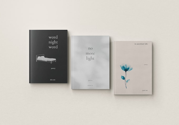 Do poetry book cover design by Nokololo | Fiverr